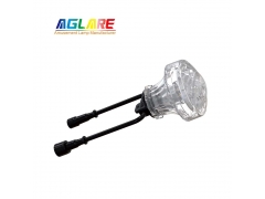 DC24V 60mm DMX RGB Cabochon Led Pixel Light for amusement fairground ...