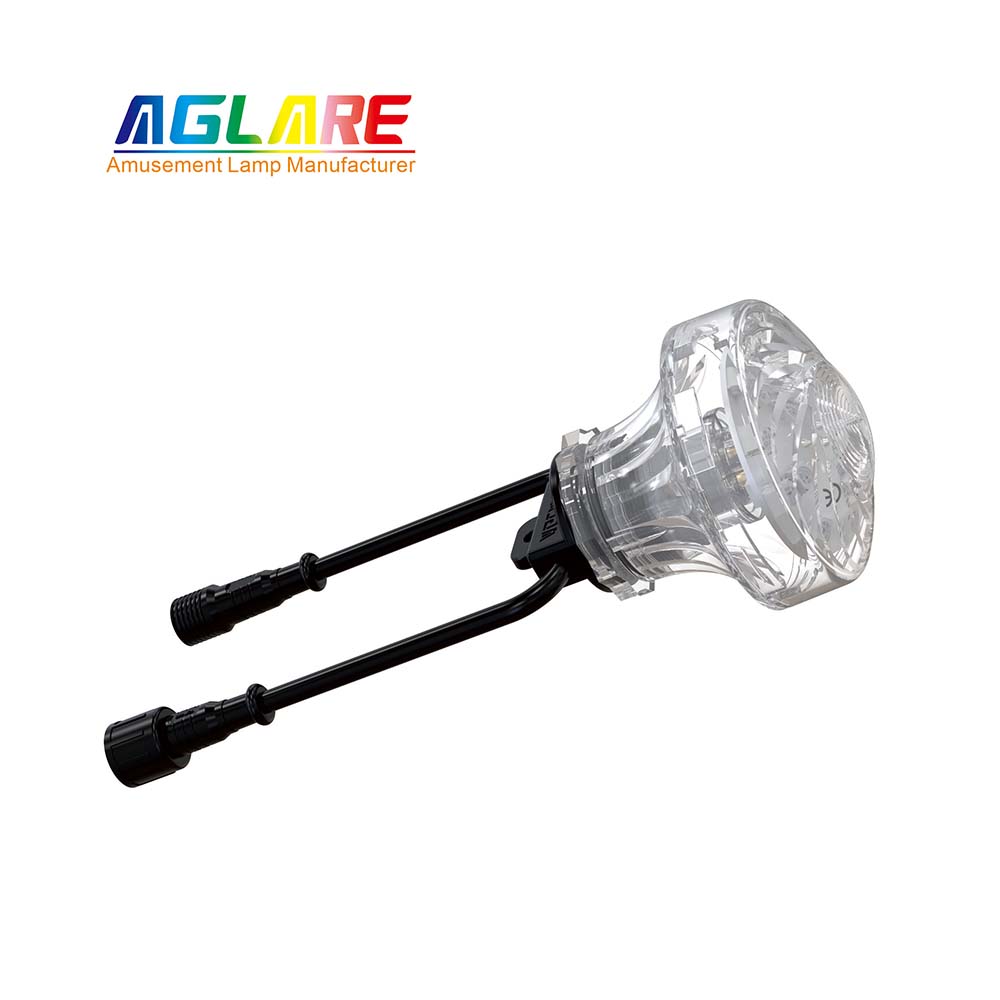 DC24V 60mm DMX RGB Cabochon Led Pixel Light for amusement fairground ...