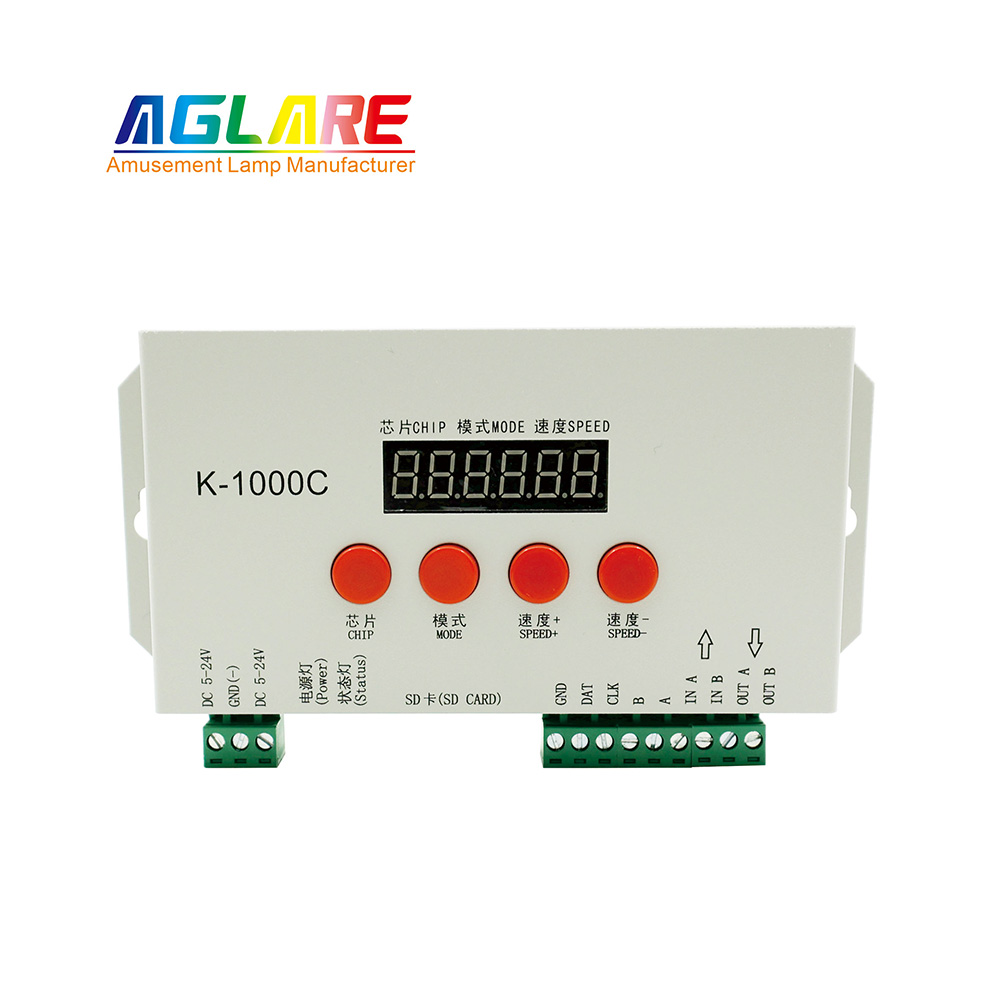 K-1000C Pixel LED Controller, 5V-24V Input,Programmable Controller ...