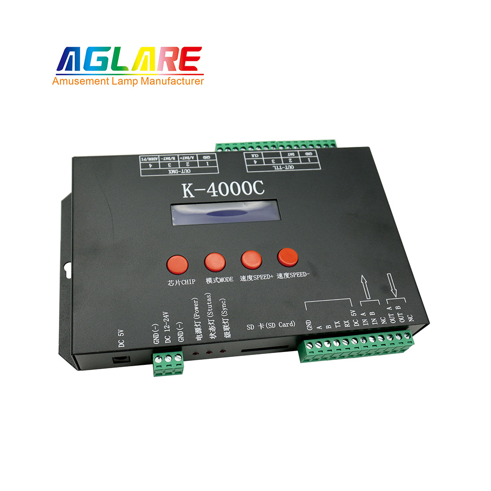 Programmable K-4000C LED Controller With 4 Ports Supports SD Card | LED ...