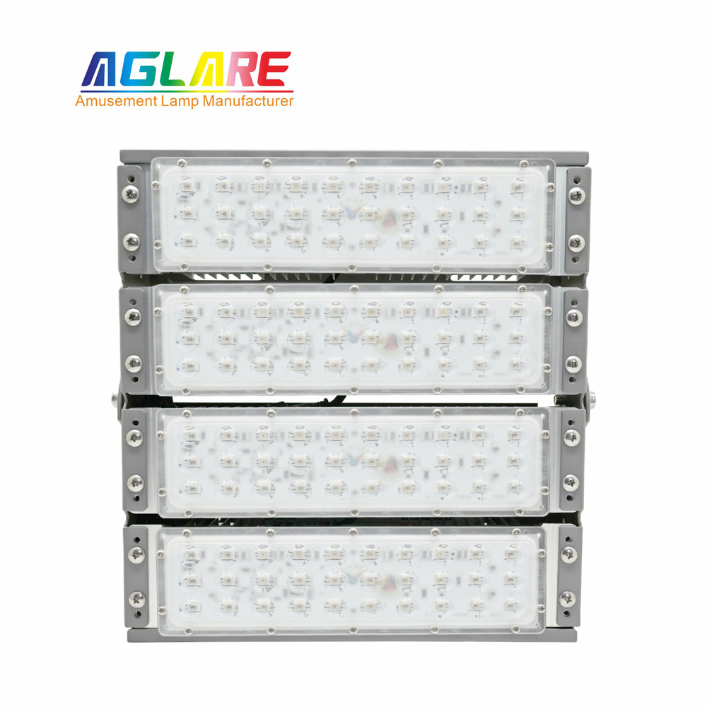 200W IR Remote RGB LED Flood Lights Grey | RGB Color | Shenzhen Aglare ...